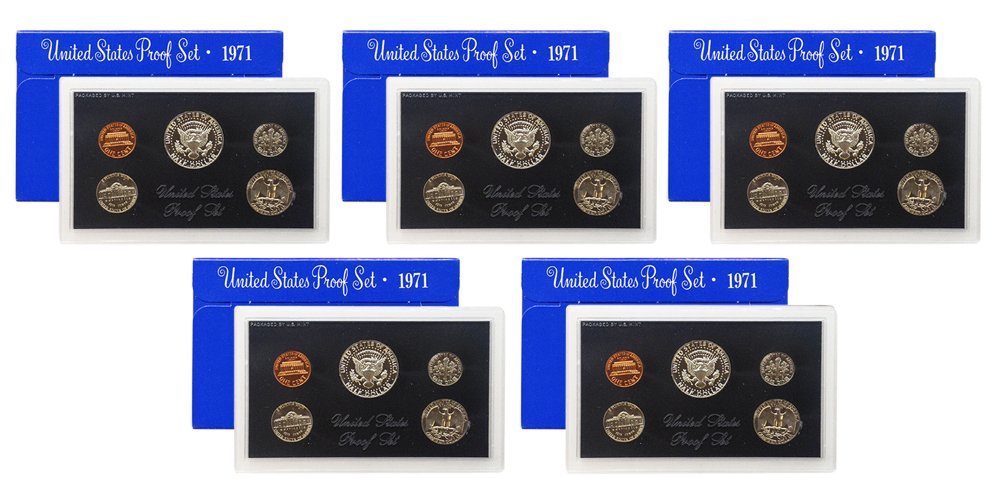 1971 1971 US Mint Proof Sets Brilliant Uncirculated at Amazon's ...
