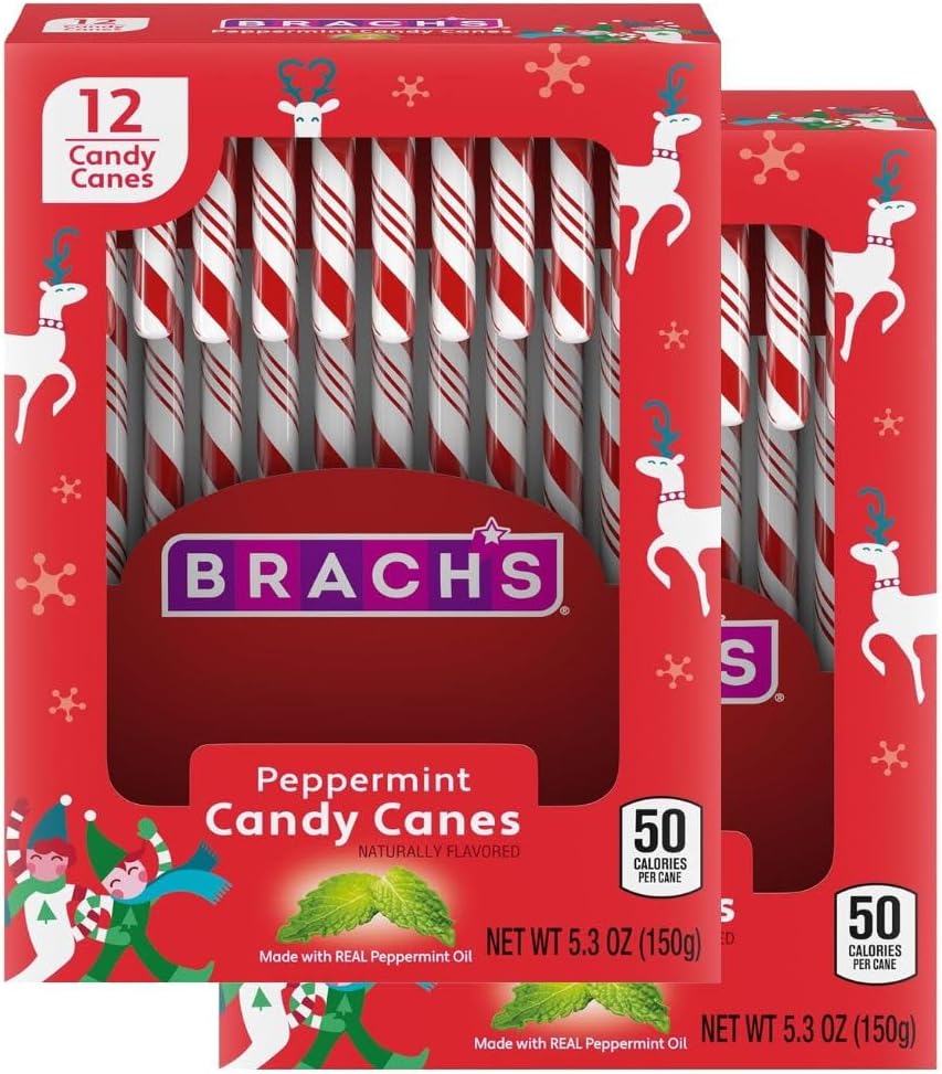 Amazon.com: Starburst Assorted Candy Canes 5.3 oz. Box - Case of 12 ...