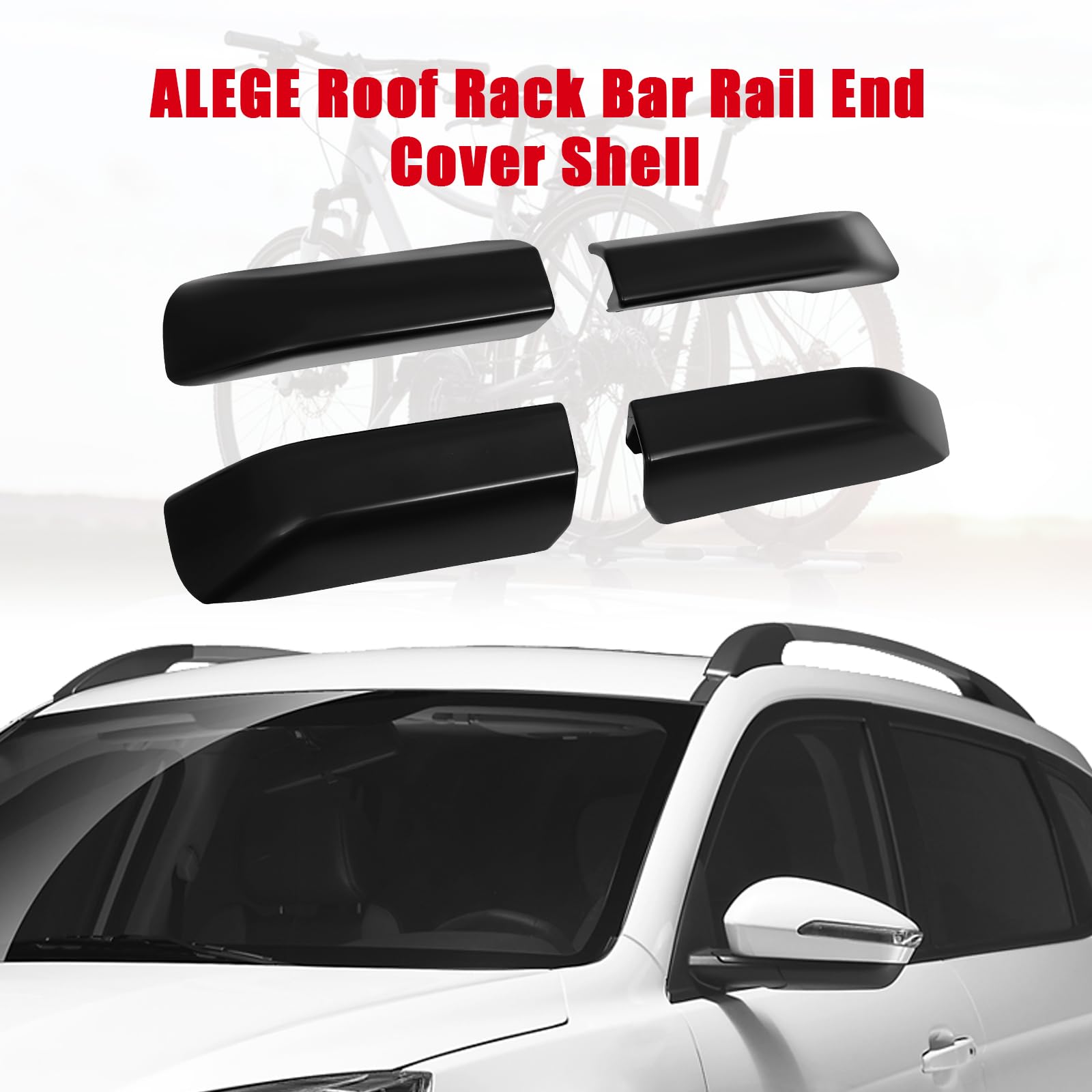Snapklik.com : Roof Rack Covers Black For Toyota 4Runner 2010-2021