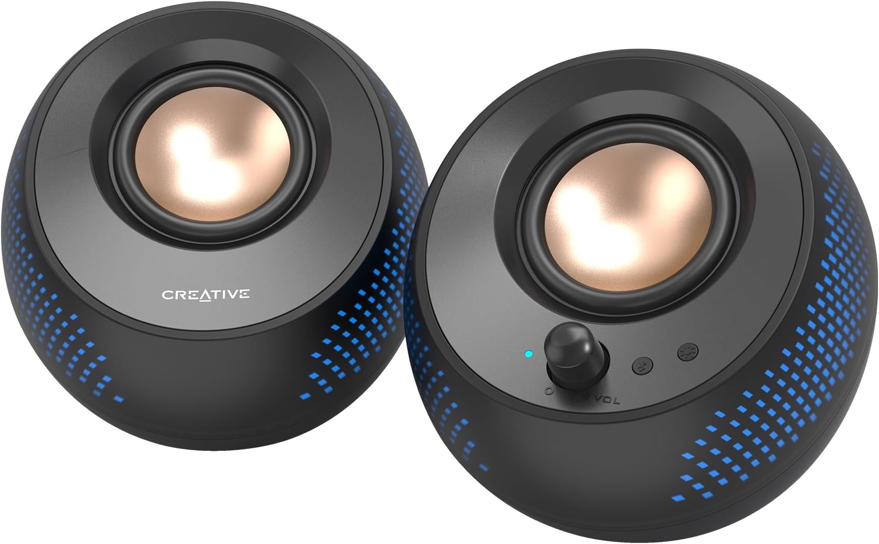 CREATIVE Pebble Pro 2.0 USB-C PC-Lautsprecher mit Bluetooth 5.3 und ...