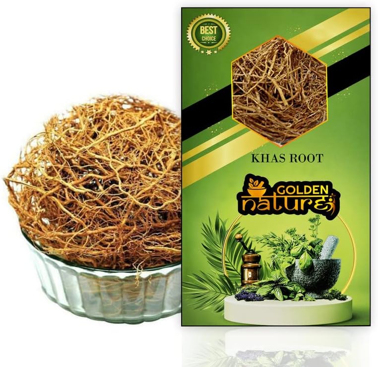 GOLDEN NATURE Khus Root | Khas Sabut | Vetiver Root- Vala - Kas ...