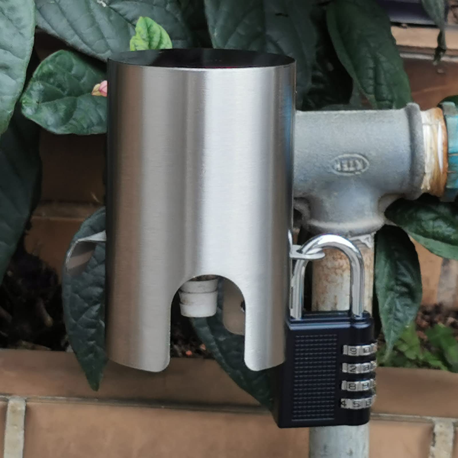 Amazon.com: Outdoor Faucet Lock System - Prevent Water Theft and Stop ...