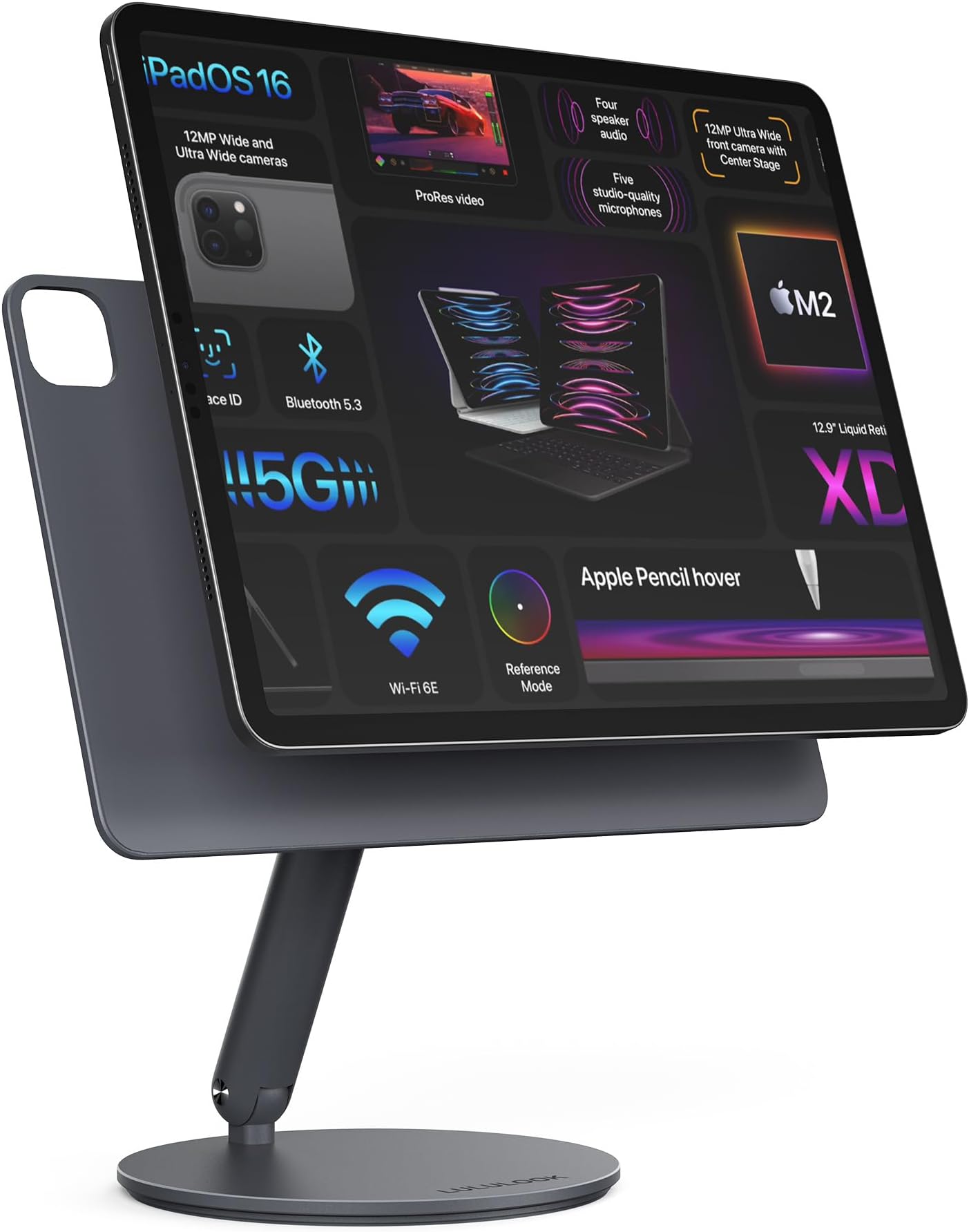 UGREEN Support Tablette Magnétique Bureau Conçu pour iPad Pro 12,9 ...