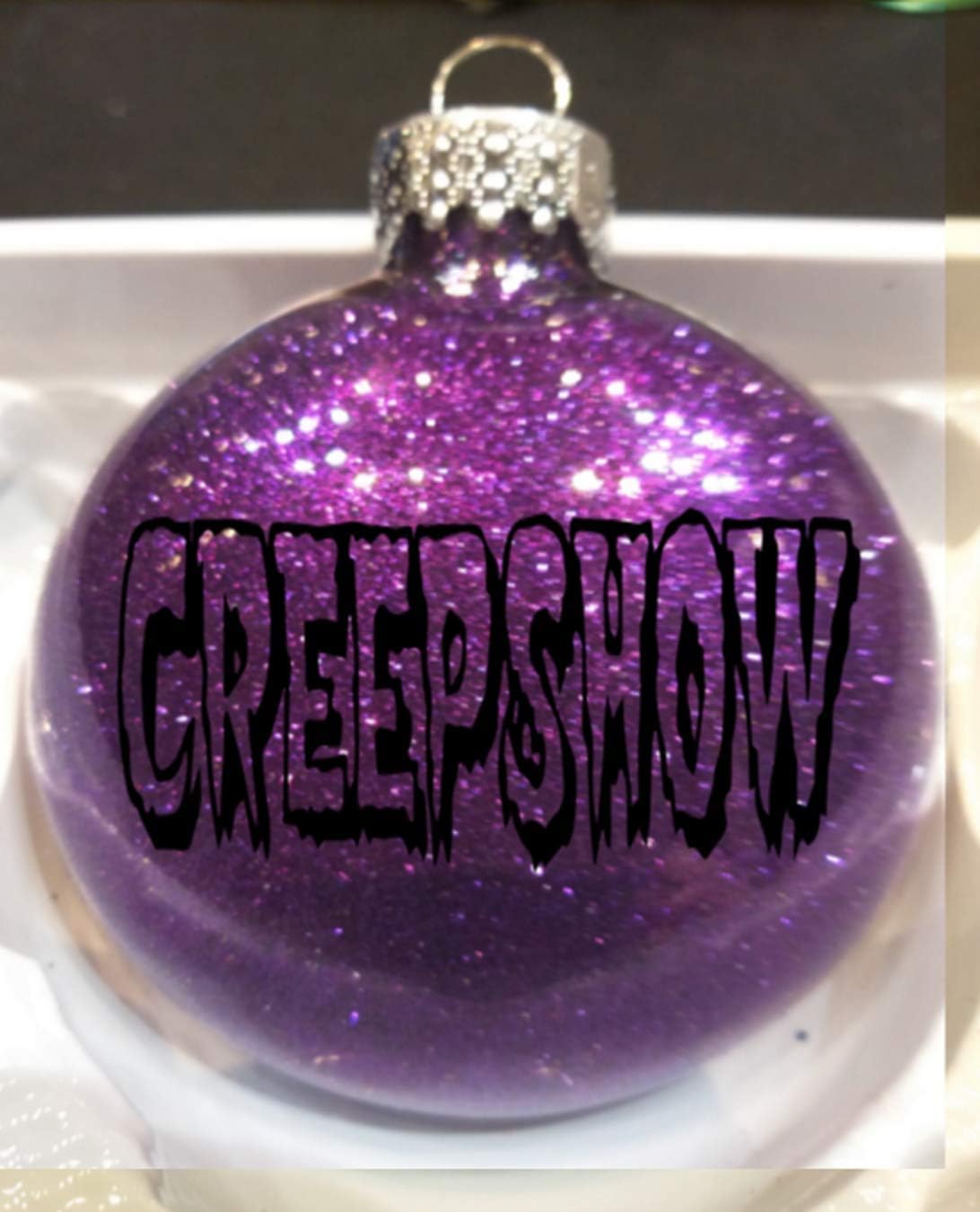 Amazon.com: Merch Massacre Creepshow Creep Show Horror Purple Glitter ...