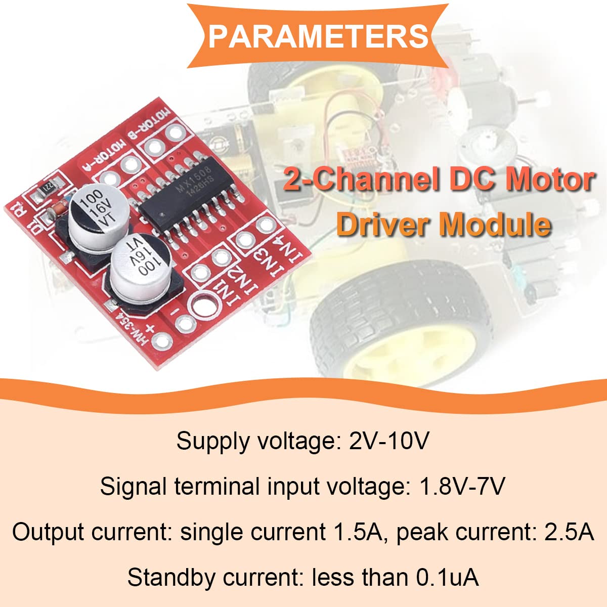 Snapklik.com : 5Pcs Mini L298N DC Motor Driver Dual Channel PWM Speed ...
