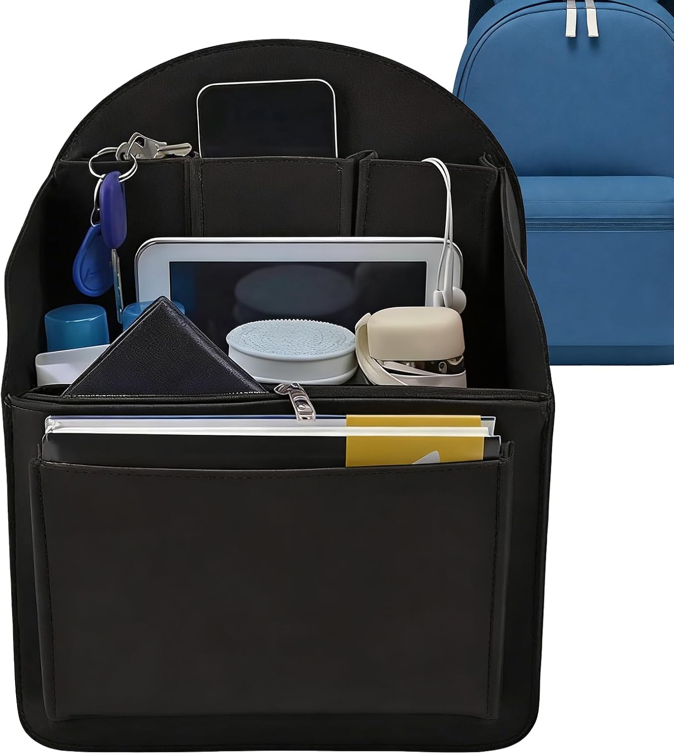 Amazon.com: Backpack Organizer Insert – 19.5x12.5x27cm Storage Divider ...