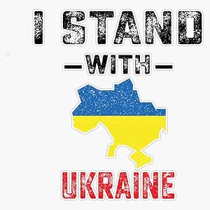 Amazon.com: I Stand with Ukraine Pro Ukraine Anti Russian Aggression ...