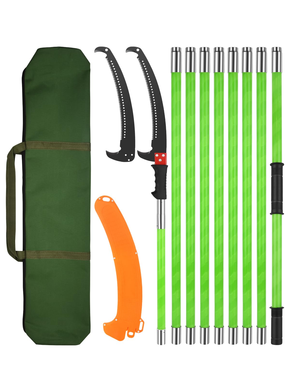 30 ft Pole Saws for Tree Trimming, Yaofafa Tree Trimmers Long Handle ...
