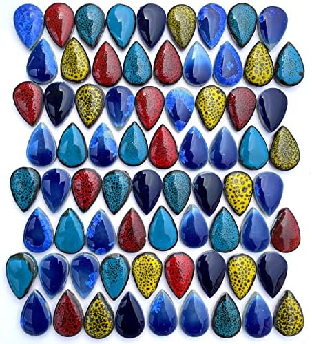 Mosaic Tiles 1.1LB Mixed Ceramic - Irregular Shapes For DIY Crafts ...