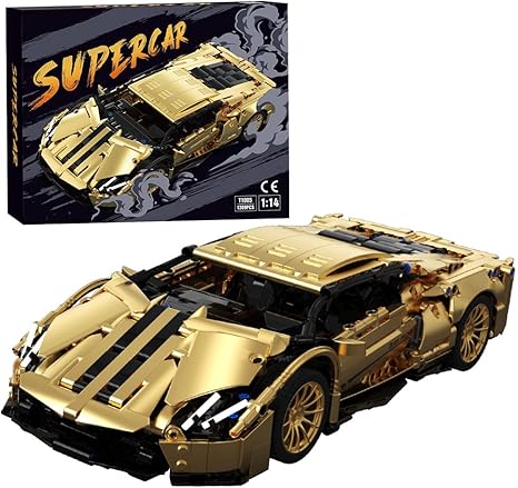 RiceBlock Car Building Kits, Collectible Sports Car Building Sets for ...