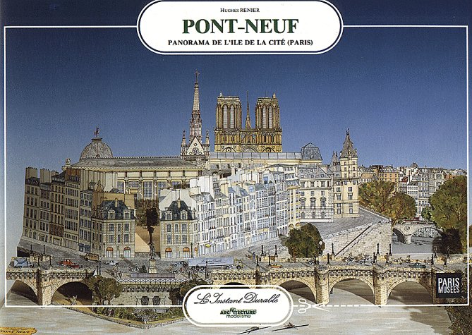 Paris Diorama from Pont-Neuf Bridge: Scale Architectual Paper Model ...