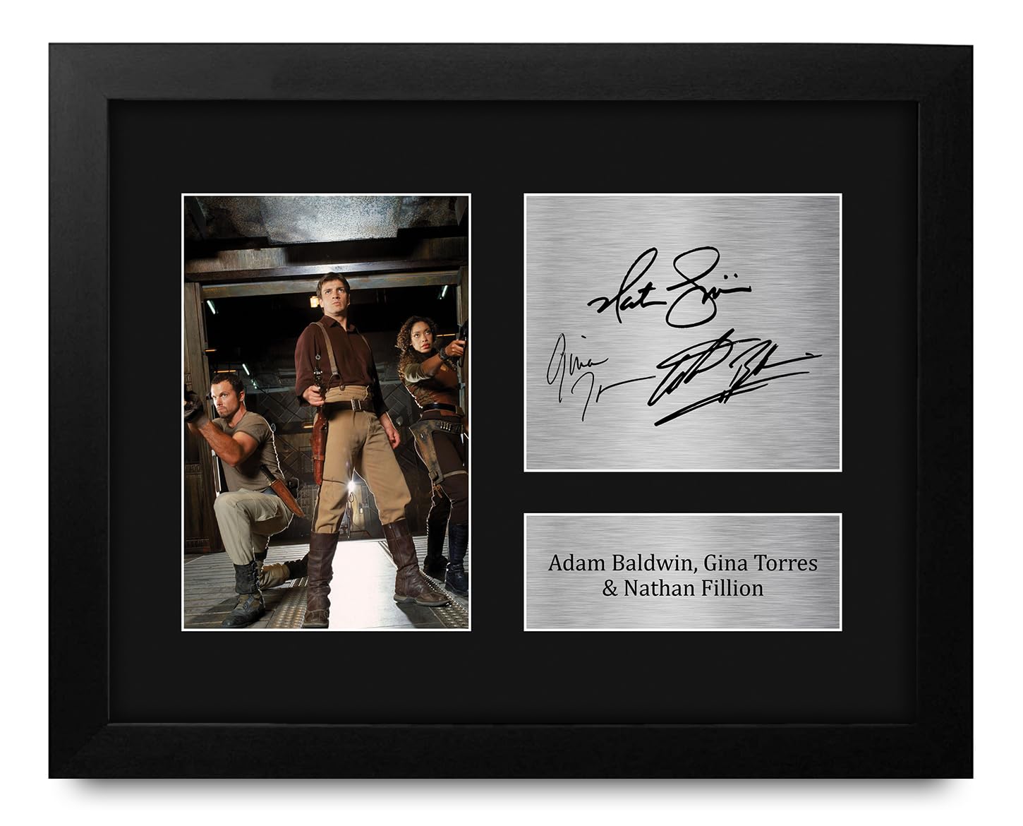 Amazon.com: HWC Trading Firefly Framed Gifts Printed Signed Autograph ...