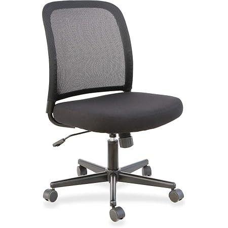 Amazon.com: LYS Mesh Back Armless Task Chair, Black : Home & Kitchen