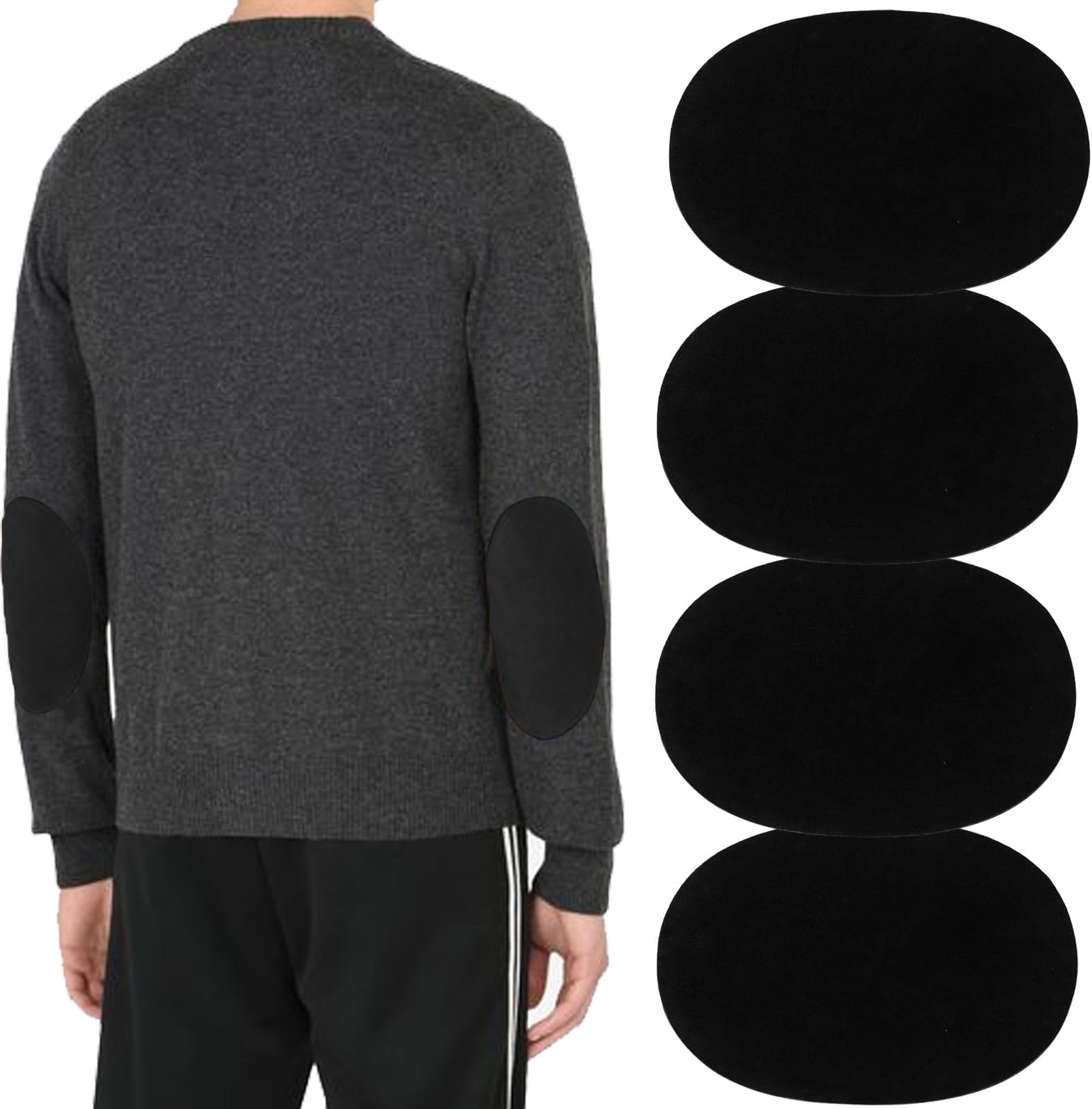 Amazon.com: Elbow Knee Patches Sew-On Repair Patches Craft Supply 4 ...