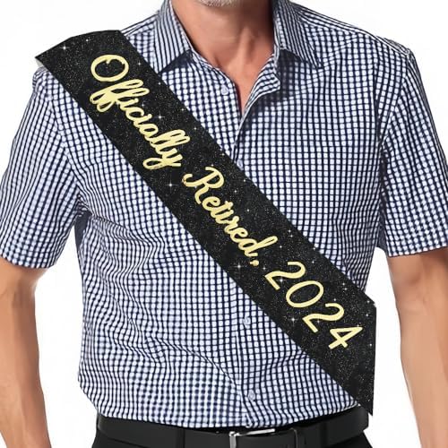 Amazon.com: 2024 Officially Retired Sash, Celebration Sash for ...