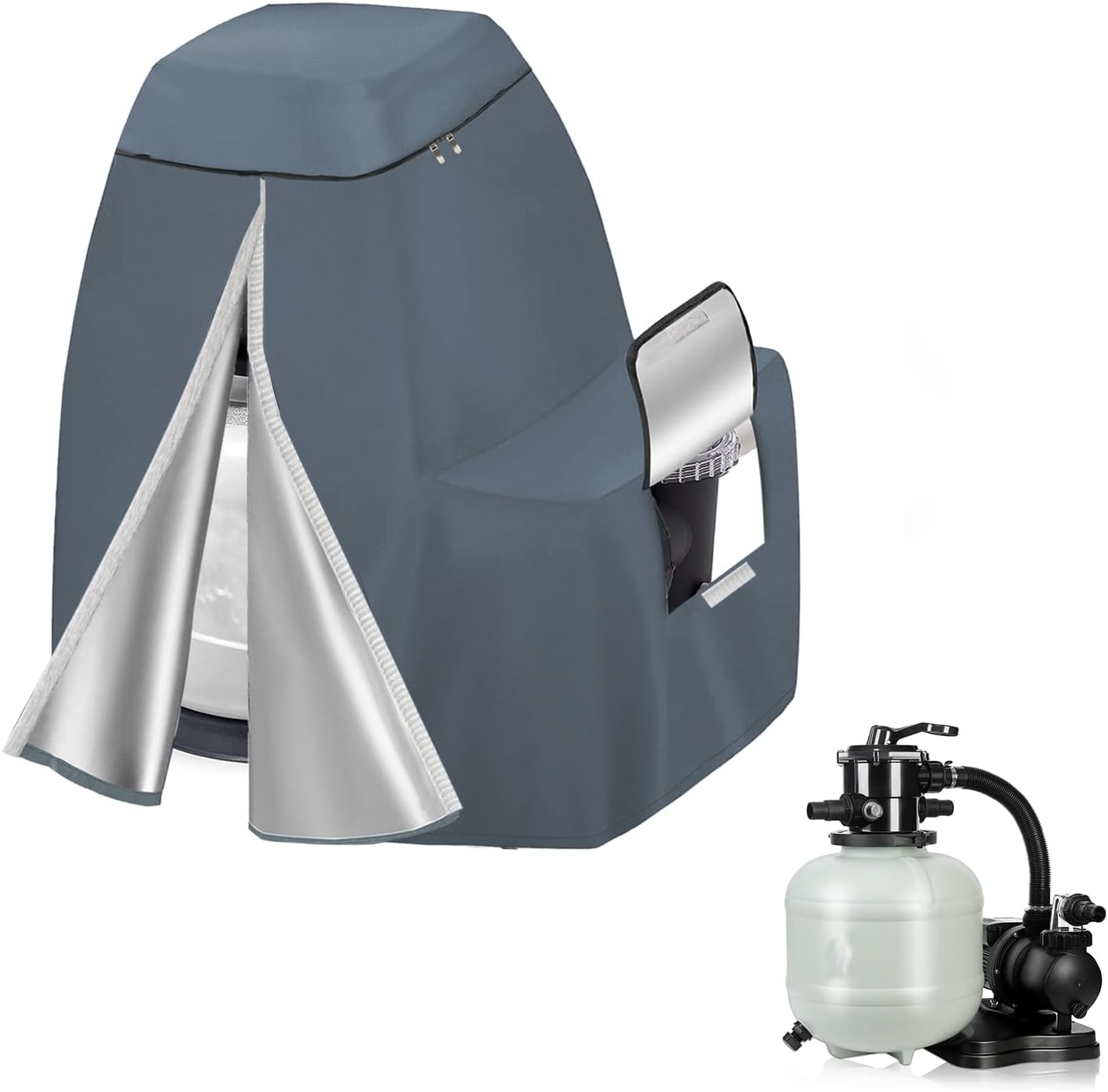 Amazon.com : WORUO Sand Filter Pump Cover, Waterproof Anti-UV Above ...