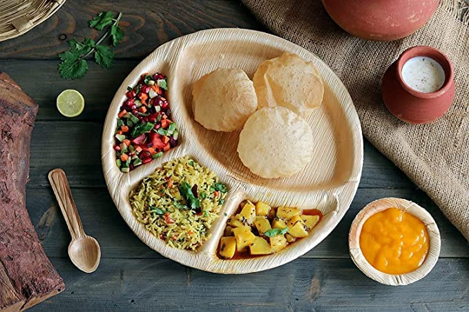 Buy Bio Box India Products 15 Pieces of 12" 4-CP Round Compartment ...