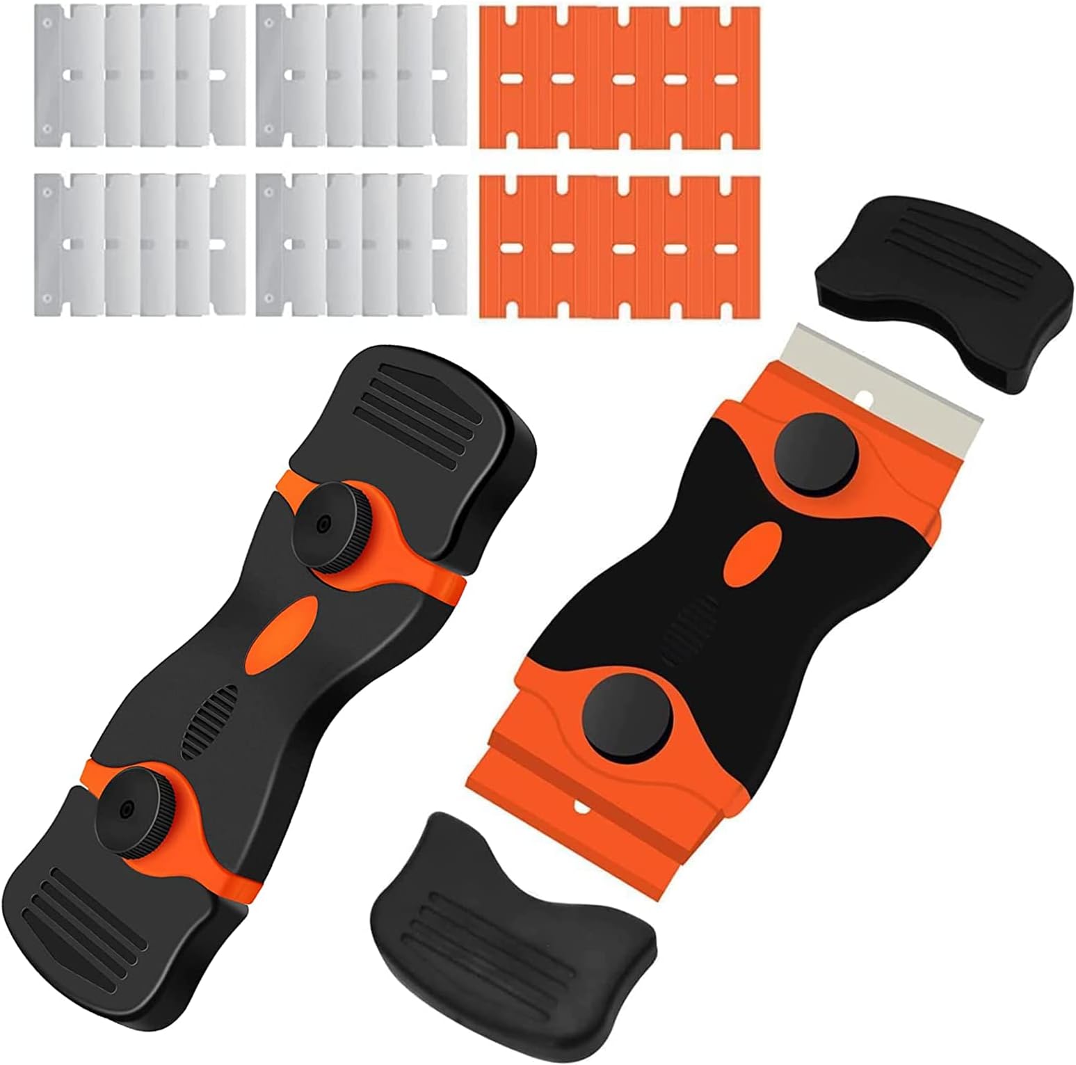 Plastic Razor Blades Scraper Tool - Wall Paint Remover with 16 Pcs ...