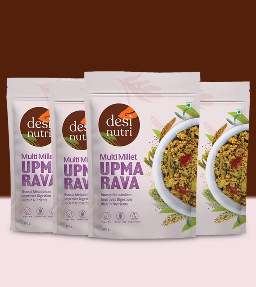 Desi Nutri Multi Millet Upma Rava Buy 2 Get 1 Free | Ready to Eat Upma ...