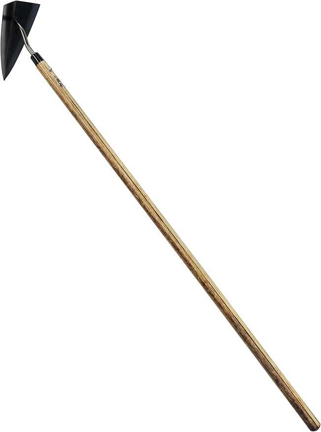 Amazon.com : KAKURI Japanese Triangle Hoe Weeding Tool Long Handle 52 ...