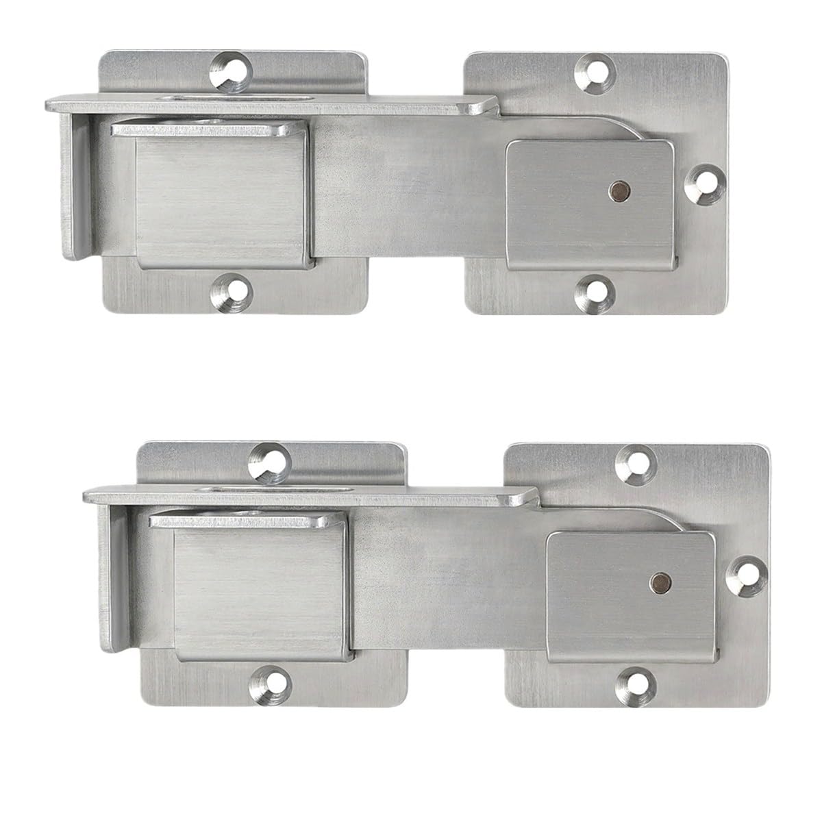 Amazon.com: Pxoerzy Flip Gate Latch with Padlock Hole,Double Gate Latch ...
