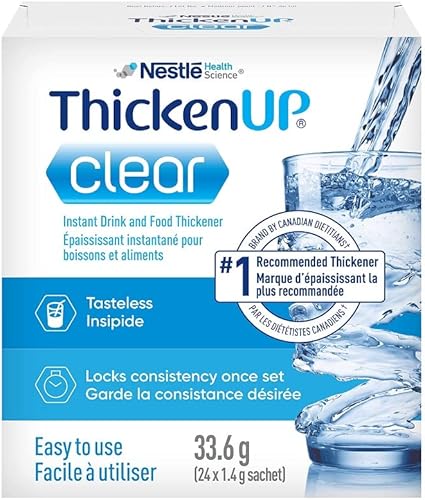 ThickenUp Clear - Instant Food & Drink Thickener, 24 Sachets