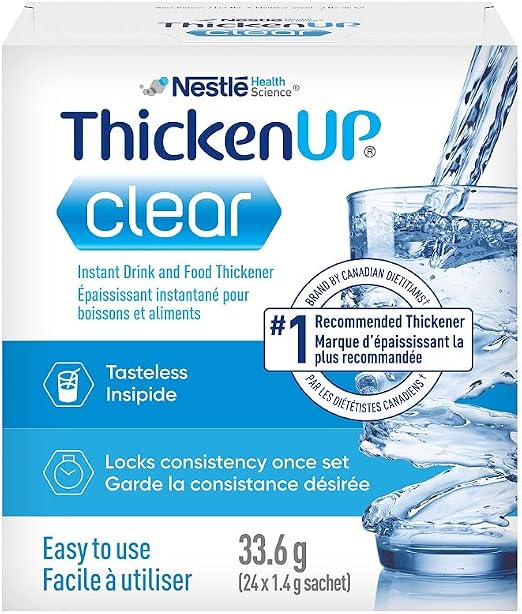 ThickenUp Clear - Instant Food & Drink Thickener, 24 Sachets