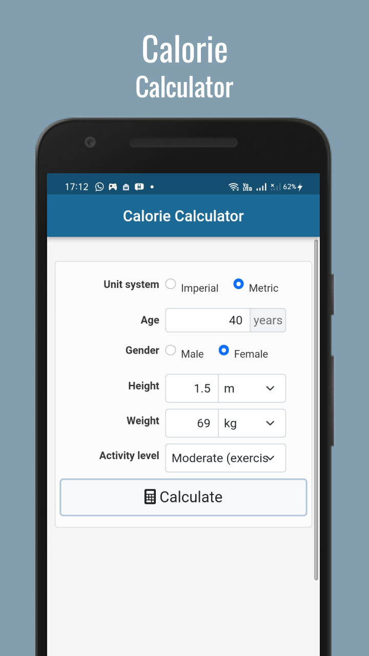 Calorie Calculator:Amazon.de:Appstore for Android