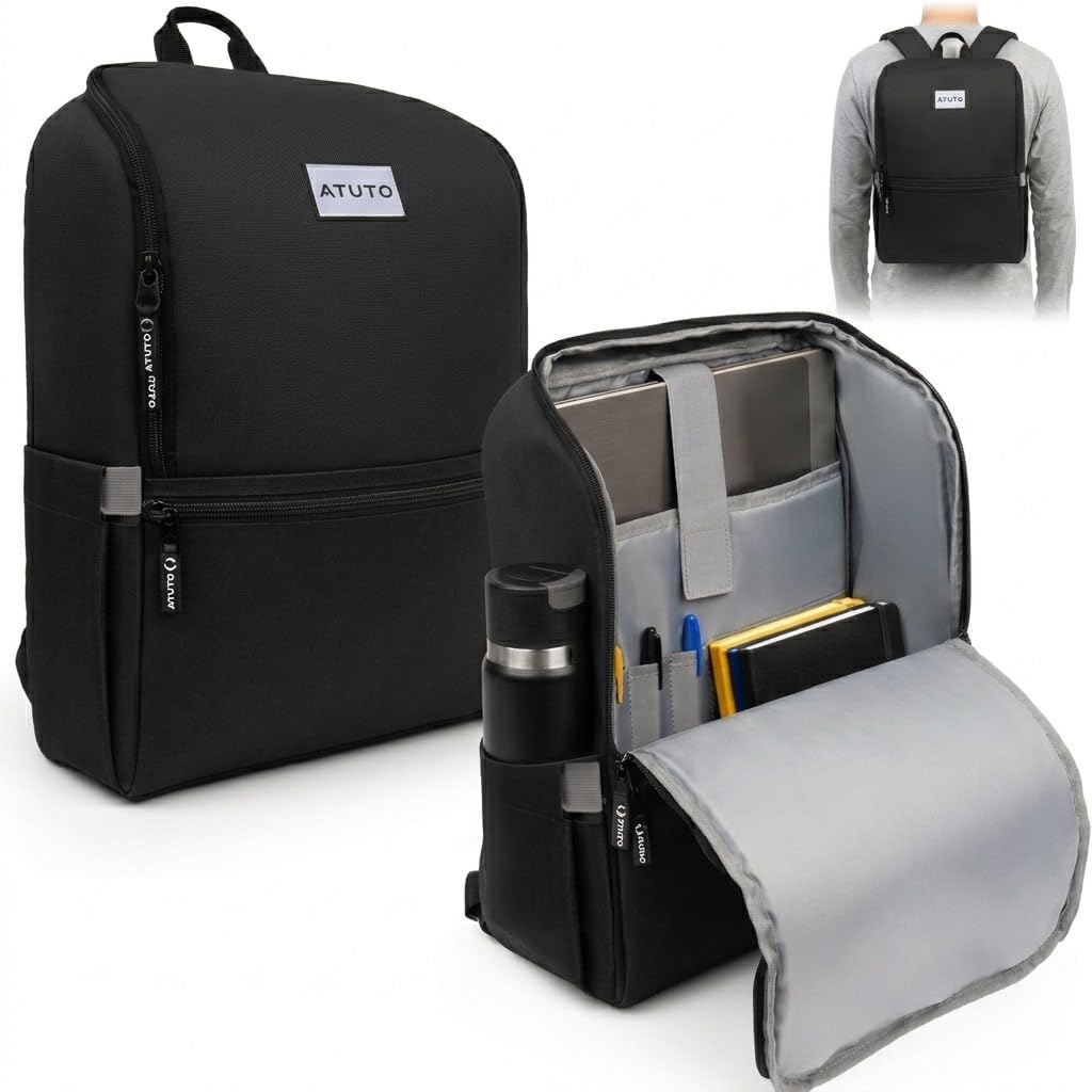 Amazon.com: ATUTO Laptop Backpack for Men 17 Inch – Work & Travel ...