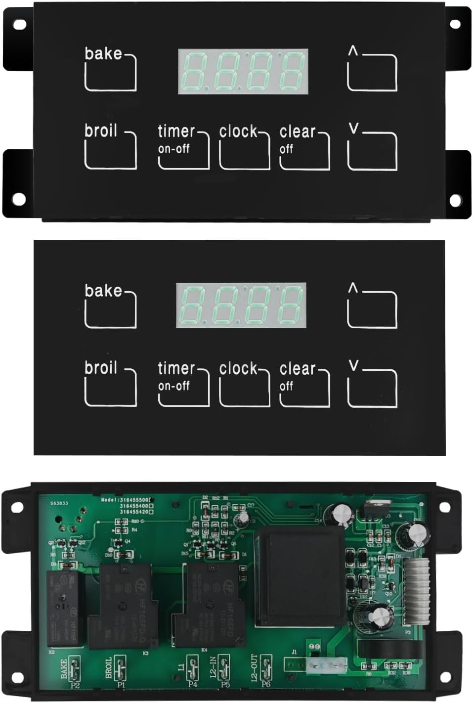 Amazon.com: 316455420 316222811 Oven Control Board Compatible with ...