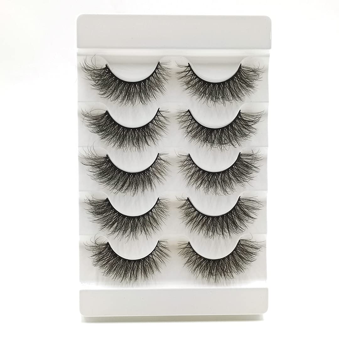 Amazon.com: Cattitude EyeLashes 15mm Wispy Volume Lashes Faux Mink ...