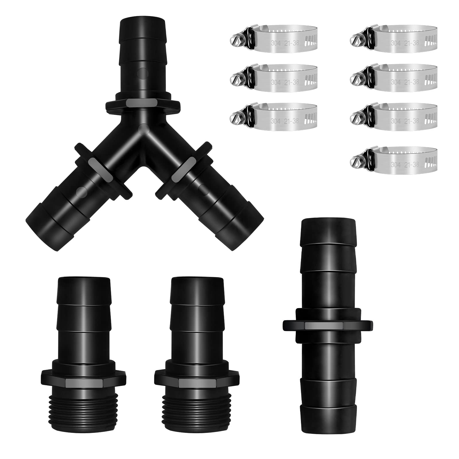 Snapklik.com : Longrun PVC Fitting Hoses Connectors, Barb Tubing Adapter