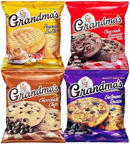 Amazon.com: Grandma's Cookies Variety Pack of 16 - An Assortment of ...
