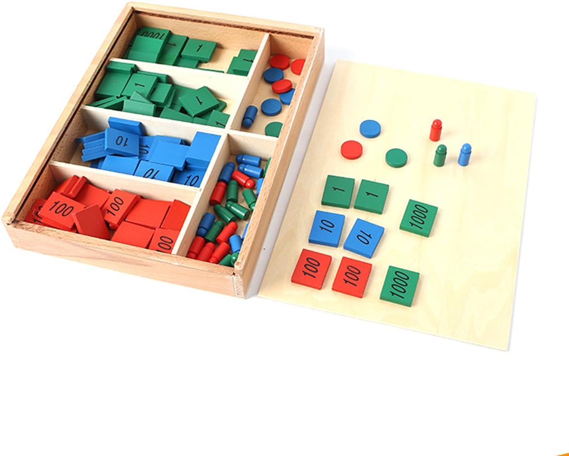 Amazon.com: New Sky Professional Montessori Stamp Game Material Kids ...