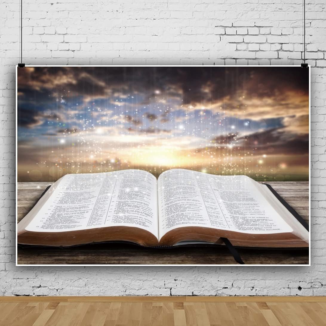 Amazon.com : AWERT 15x10ft Holy Bible Backdrop Church Backdrop Wisdom ...