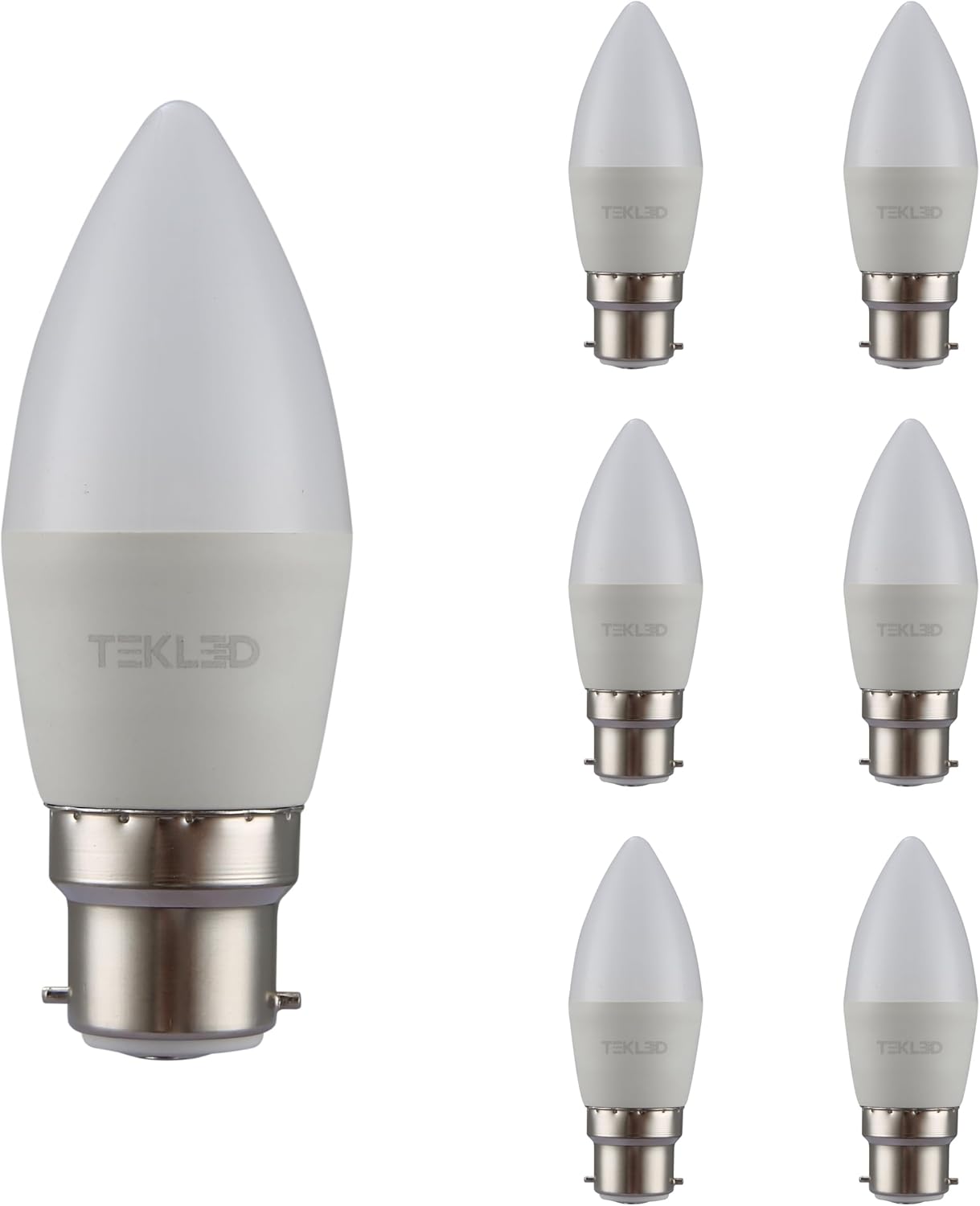 TEKLED® C37 Candle DIMMABLE Cetus LED Bulbs | B22 Bayonet Cap | Energy ...