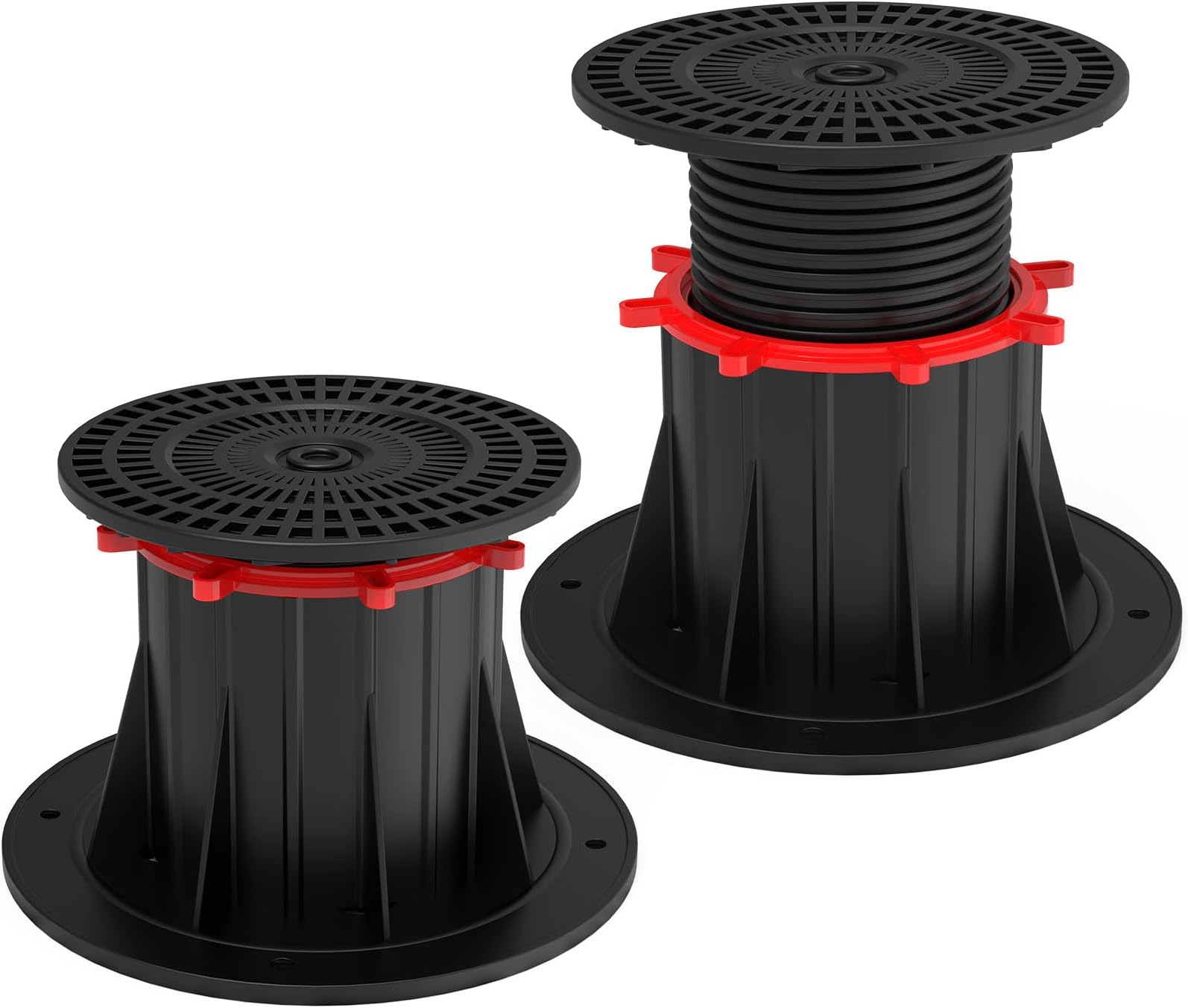 Amazon.com: 2 Pcs Adjustable Bed Frame Support Leg, Frame Center Slats ...