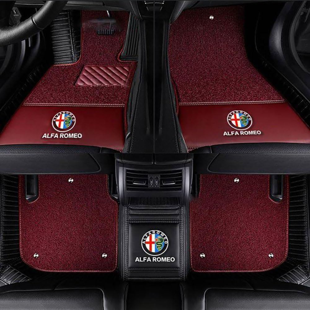 Amazon.com: NfffiPp Rubber Car Floor Mats, Full Set Floor Mats Interior ...