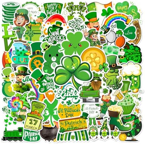 Amazon.com: Bilibunny St Patricks Day Stickers for Kids, 16 Sheets ...