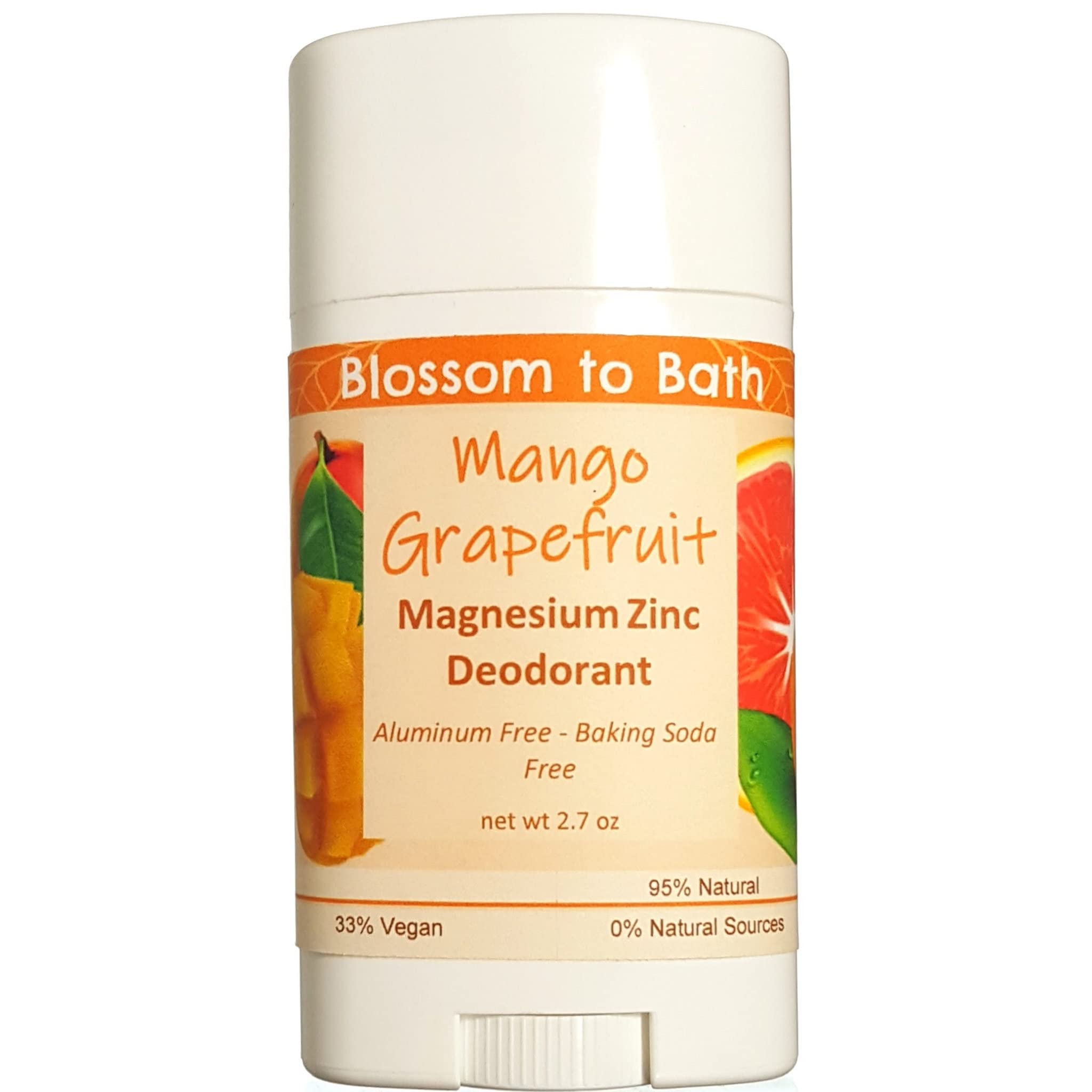 Amazon.com: Mango Grapefruit Magnesium Zinc Deodorant (2.7 ounce ...
