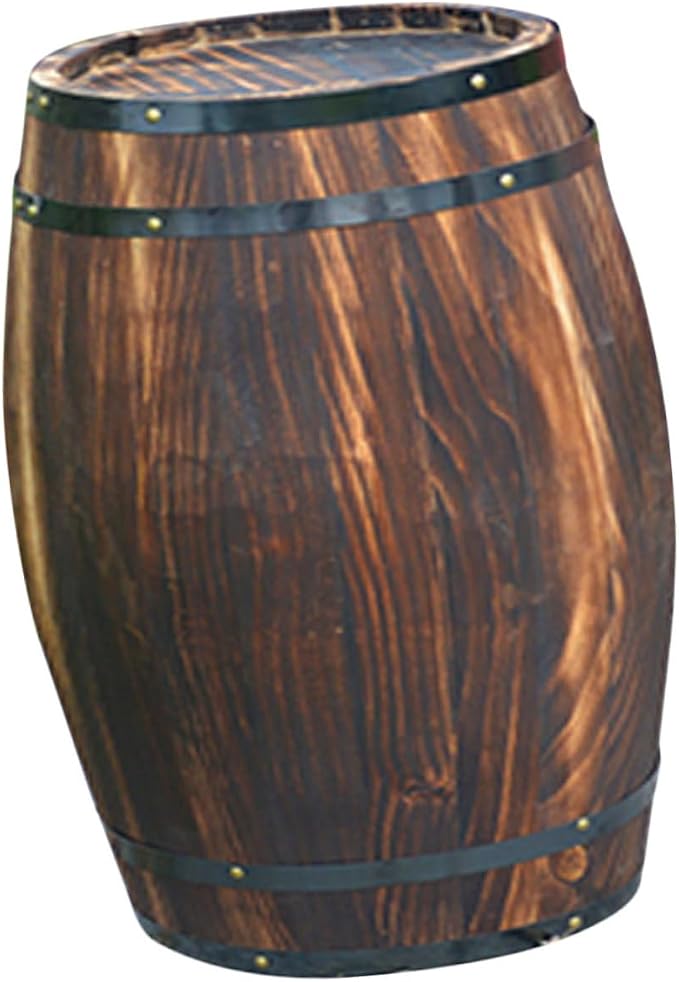 Amazon.com: Gogogmee Oak Barrel Decoration Props Whiskey Barrel Decor ...
