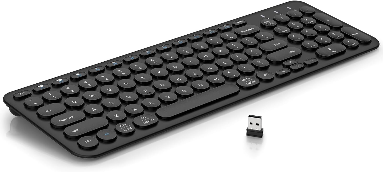 Amazon.in: Buy cimetech Bluetooth Keyboard, Rechargeable Dual-Mode ...