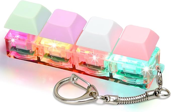 Amazon.com: Keyboard Fidget Toys for Adults Keyboard Clicker with LED ...