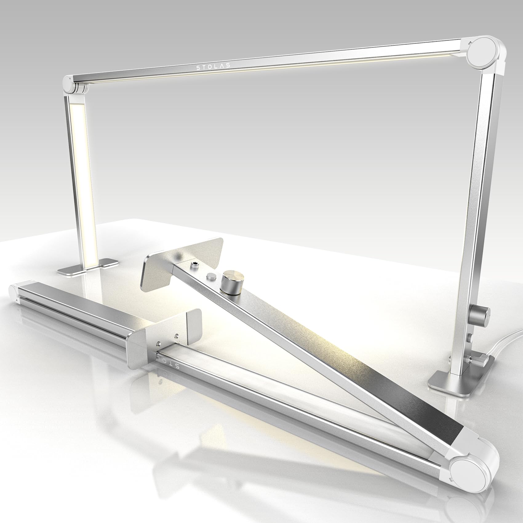 STOLAS Nail Tech Light, 15inch Height 4000-6000K Dimmable Nail Lamp for ...