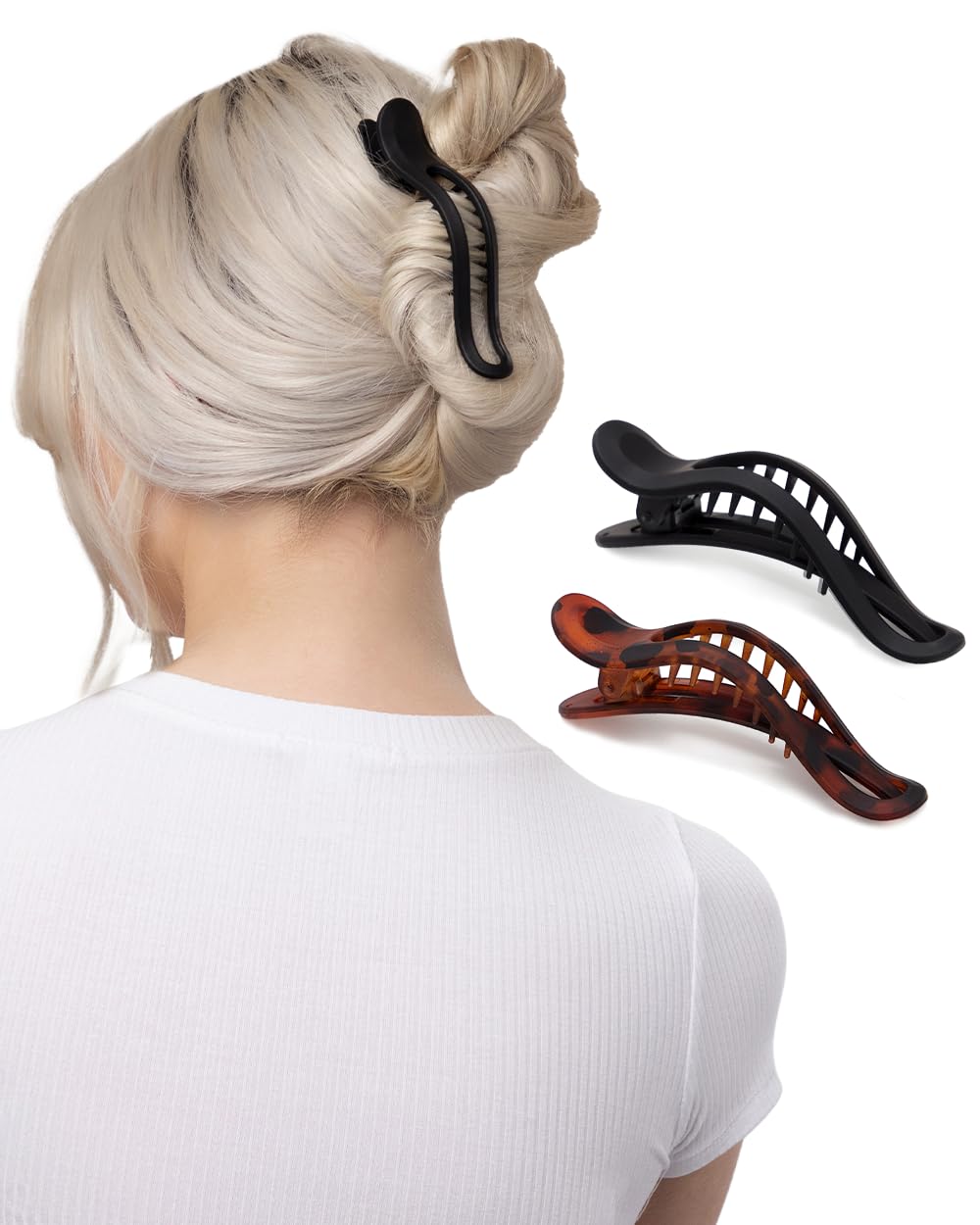 Amazon.com : Kitsch Flat Hair Clips for Women - Strong Hold, No Slip ...