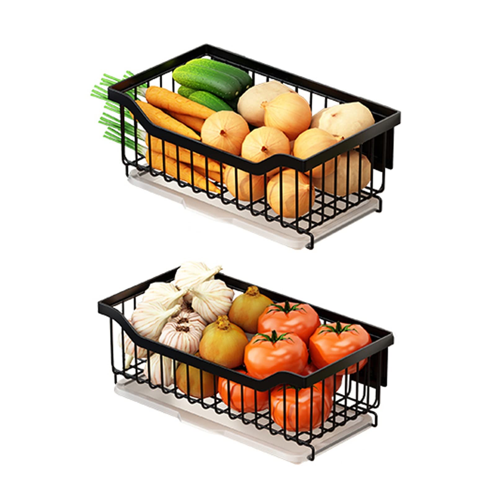 Countertop Fruit Basket Fruit Vegetables BasketFruit Vegetable Storage ...