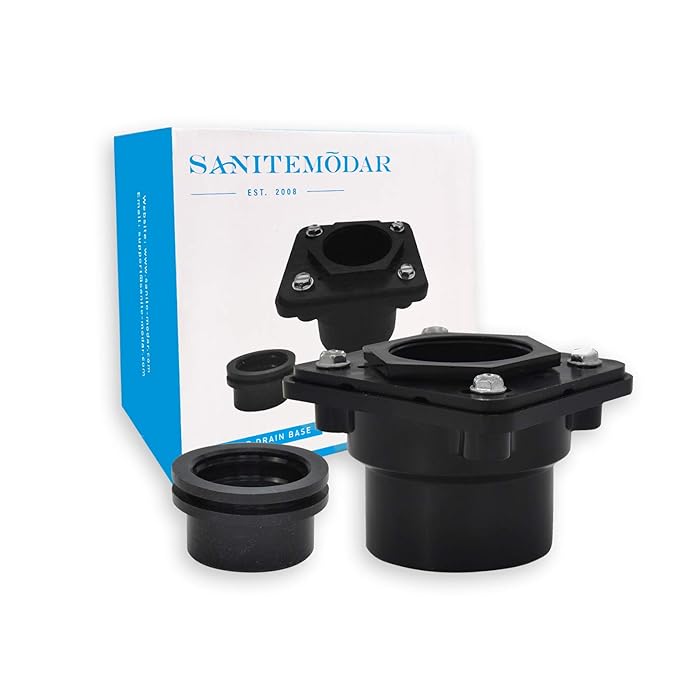 Buy SaniteModar 2 inch Shower Drain Base can be Used with Any Size of ...