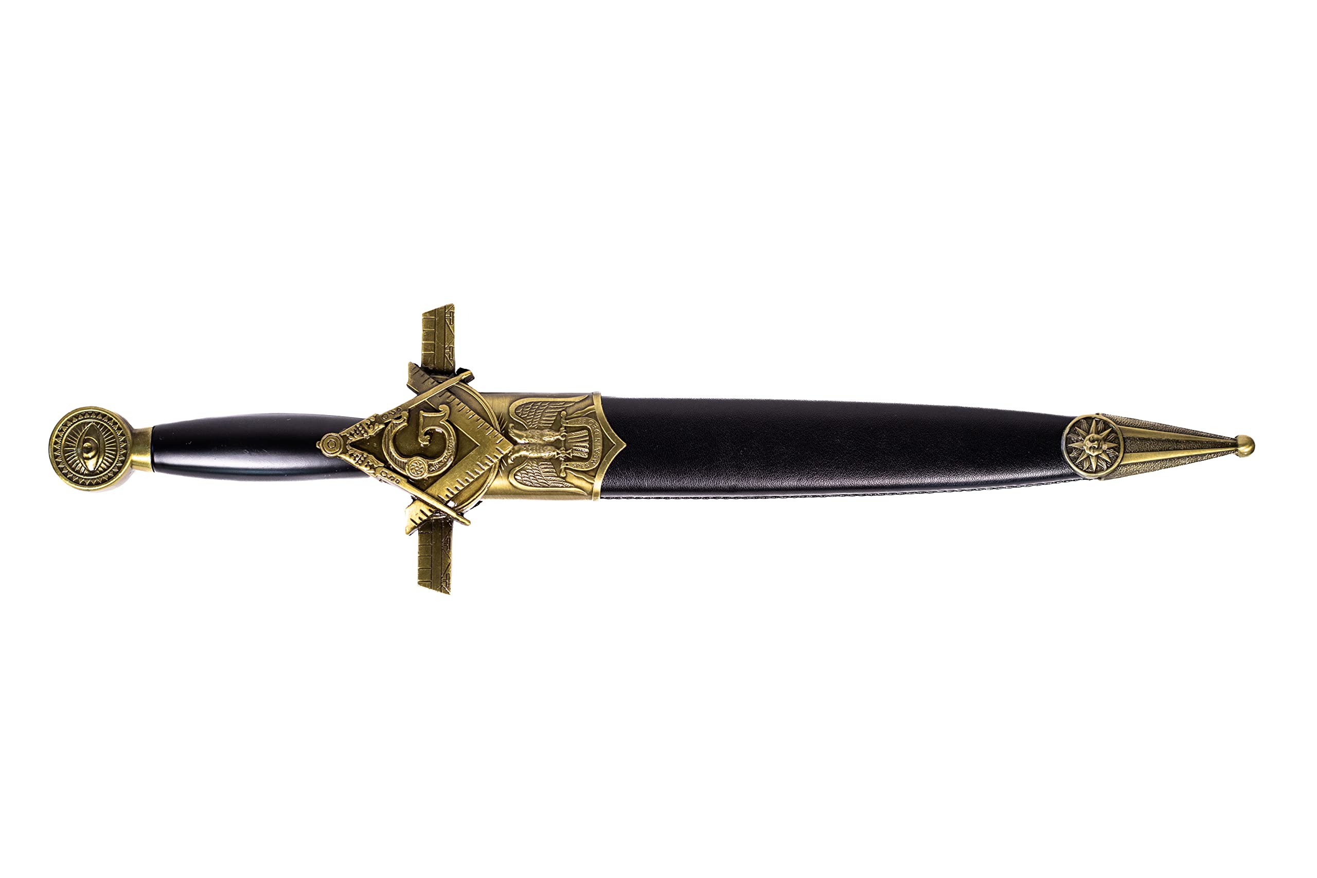 Snapklik.com : Masonic Stainless Steel Blade Dagger