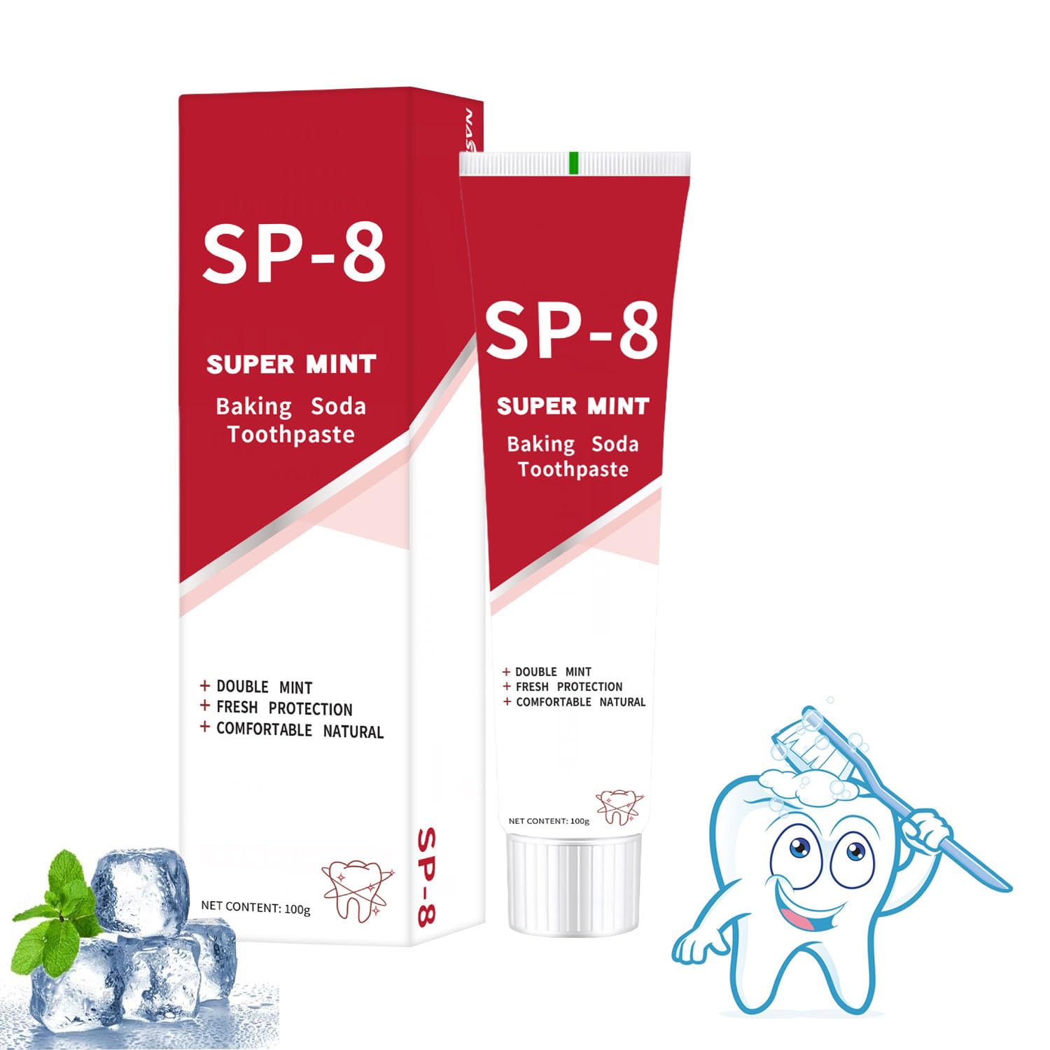 Amazon.com: SP-8 Ultra Whitening Toothpaste, SP-8 Probiotic Toothpaste ...