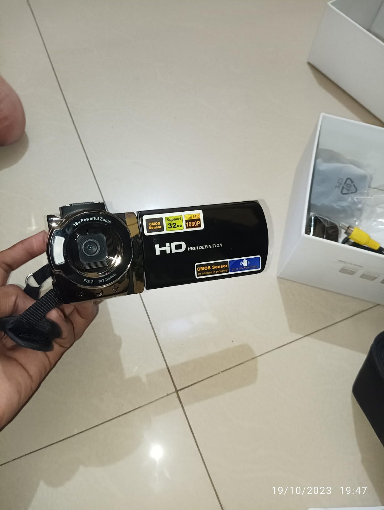 Buy kicteck Video Camera Camcorder Digital YouTube Vlogging Camera ...